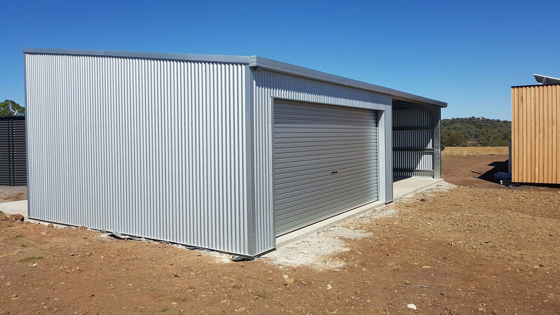 Custom Skillion Sheds | Outdoor Steel Solutions